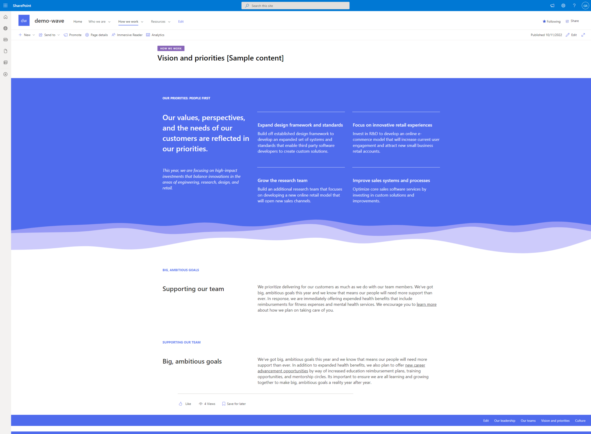 Ajouter du style à vos pages SharePoint Online - COLLAB2G